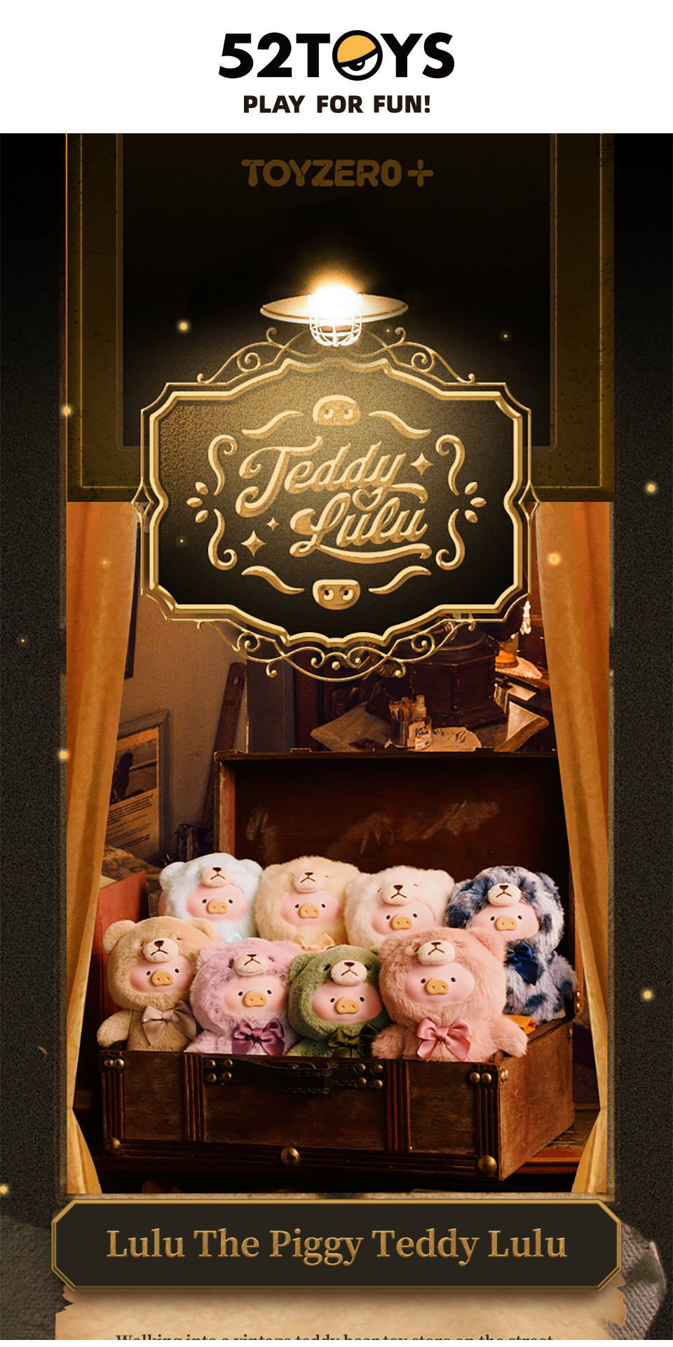 52TOYS Lulu The Piggy Teddy Lulu Series Blind Box Figure Toy | Shopee ...