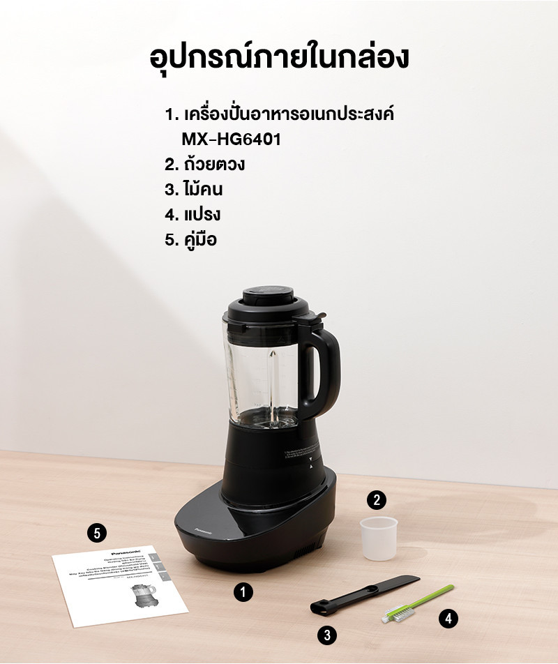 [โค้ด PANAG6401 ลดเพิ่ม 1,200] Panasonic เครื่องปั่นร้อนเย็น รุ่น MX ...