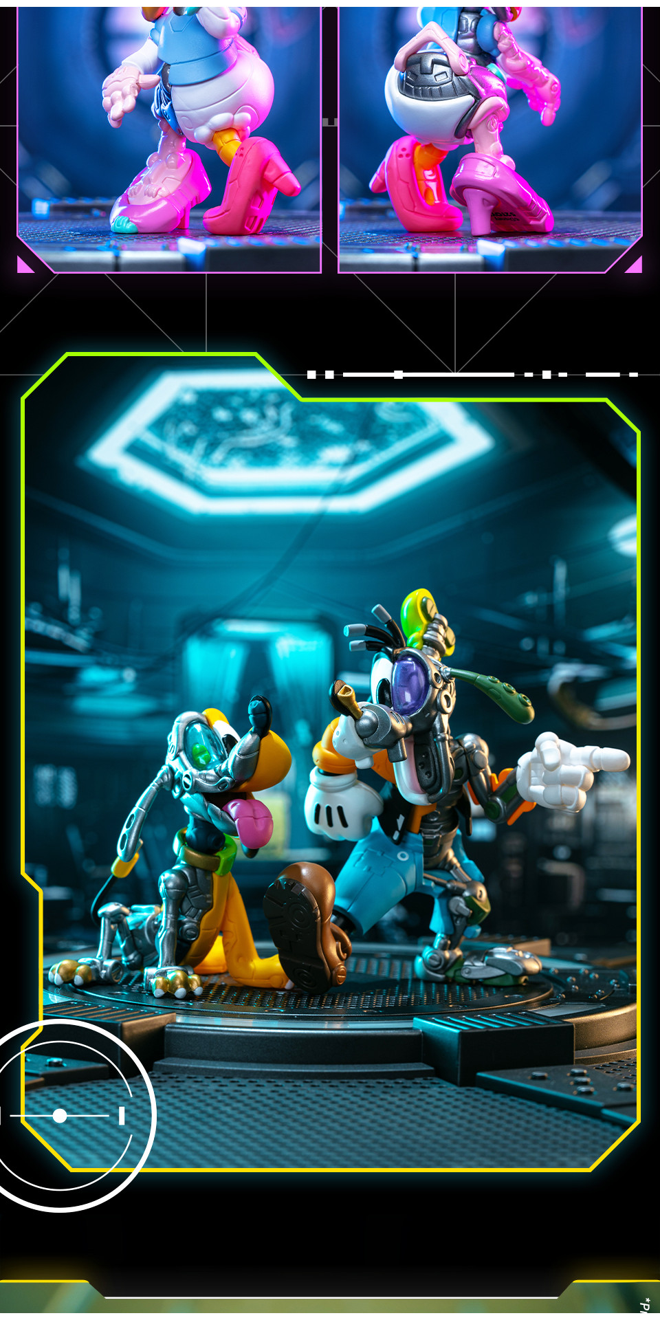 52TOYS Disney Mickey and Friends-Cyborg Series Blind Box Figure Toy ...