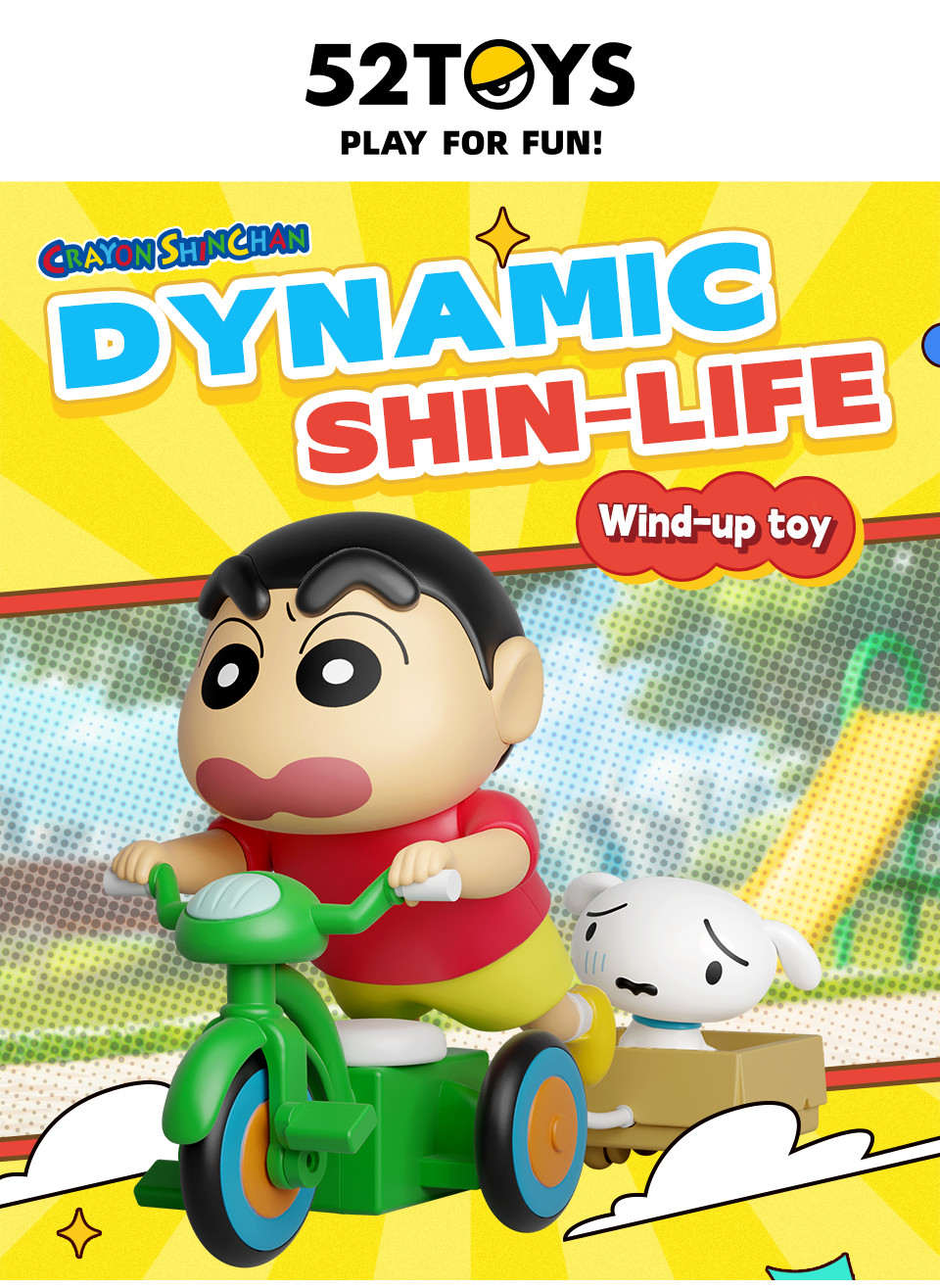 52TOYS Crayon Shinchan Dynamic Shin-Life Series Blind Box Figure Toy ...