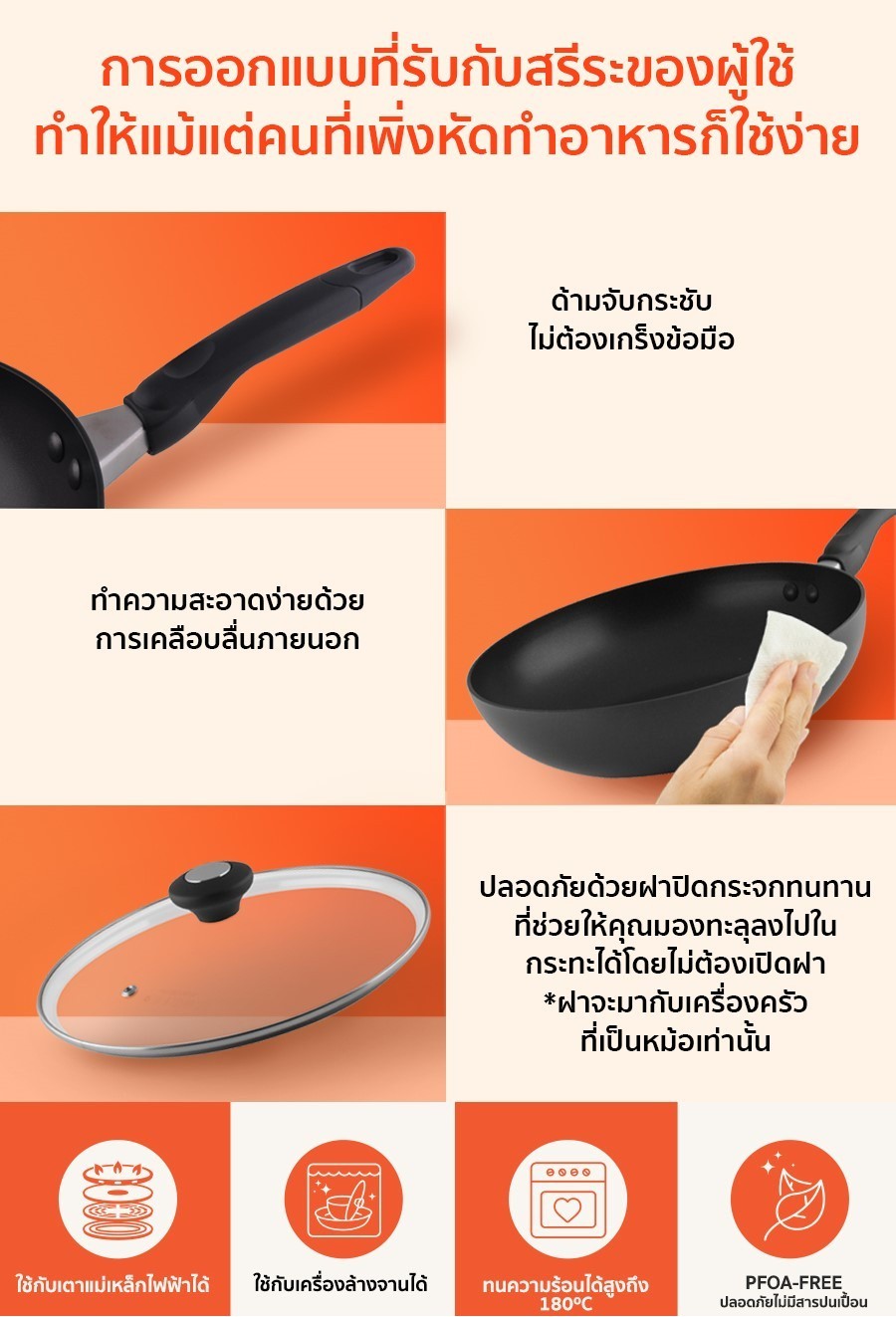 MEYER COOK 'N LOOK INDUCTION 20cm / 8" กระทะทอดไข่ ทรงตื้น (18889-C ...