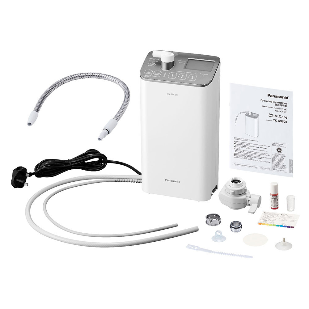 Panasonic เครื่องกรองน้ำ Alkaline ionizer รุ่น TK-AS500-ZEX ระบบกรอง 4 ขั้นตอน อัลคาไลน์ 3 ระดับ ...