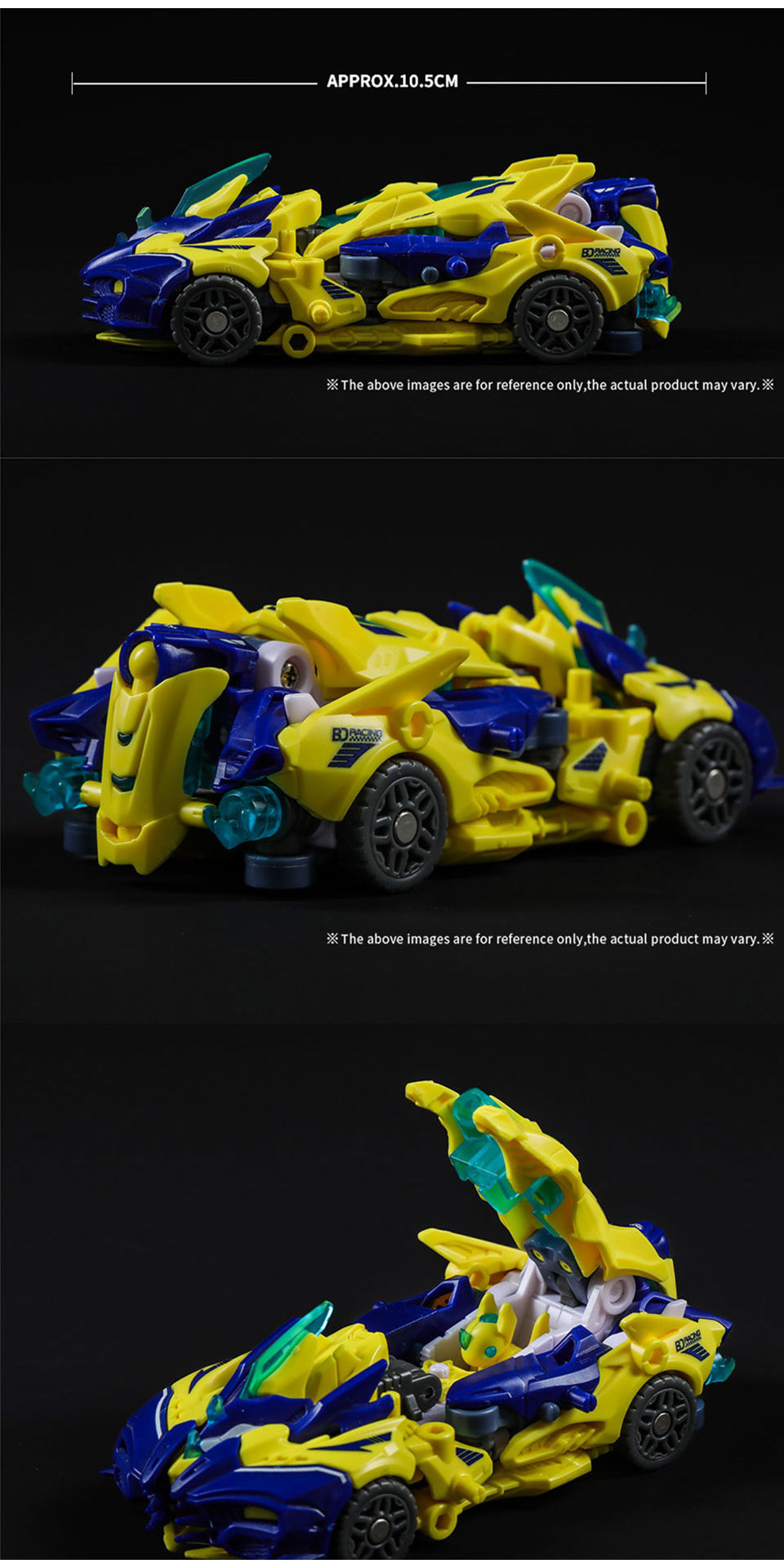 52TOYS BEASTDRIVE BD-11 LIGHTNING LIZARD Mecha Deformation Action ...