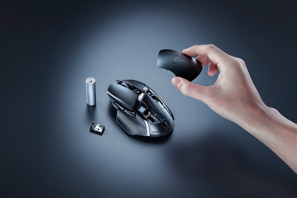 Razer Basilisk V3 HyperSpeed - เมาส์เกมมิ่งไร้สาย ความเร็วสูง ระบบ Hyperspeed 2.4 GHz ...