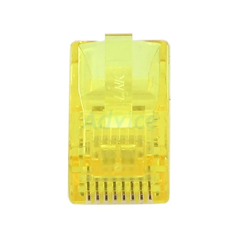 LINK Plug RJ45 CAT5E (US-1051-5) 10/Pack 'Crystal Yellow' - A0085901 ...