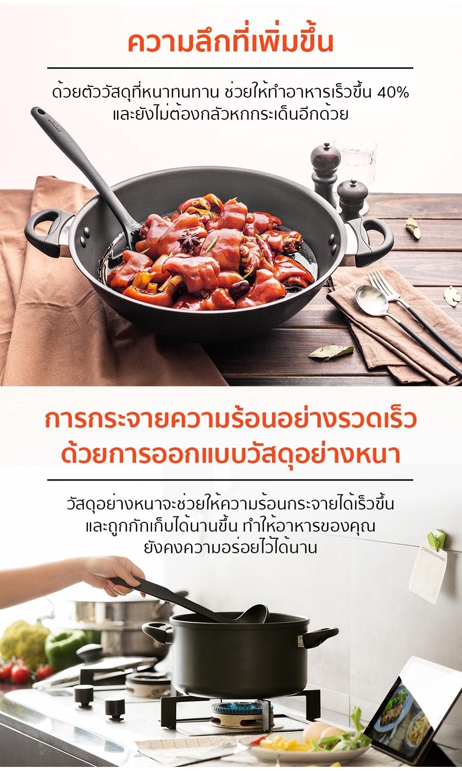 MEYER COOK 'N LOOK INDUCTION 20cm / 8" กระทะทอดไข่ ทรงตื้น (18889-C ...