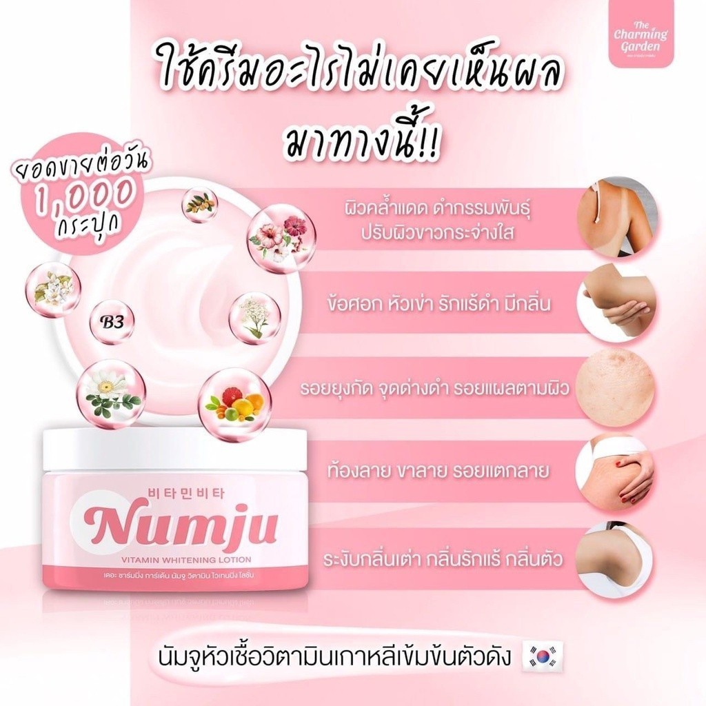Numju Vitamin Lotion นัมจู โลชั่น ครีมนัมจู ครีมหัวเชื้อ วิตามิน เกาหลี ...