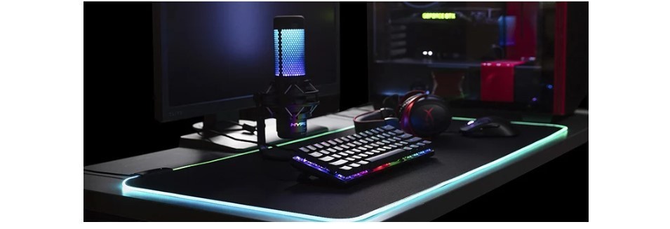 HYPERX MOUSE PAD (เมาส์แพด) PULSEFIRE MAT RGB MOUSE PAD (XL) | Shopee ...