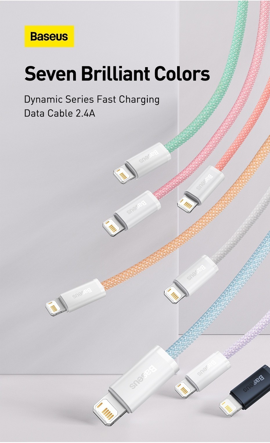 Baseus สายชาร์จเร็ว รุ่น Dynamic Series Fast Charging Data Cable แบบ