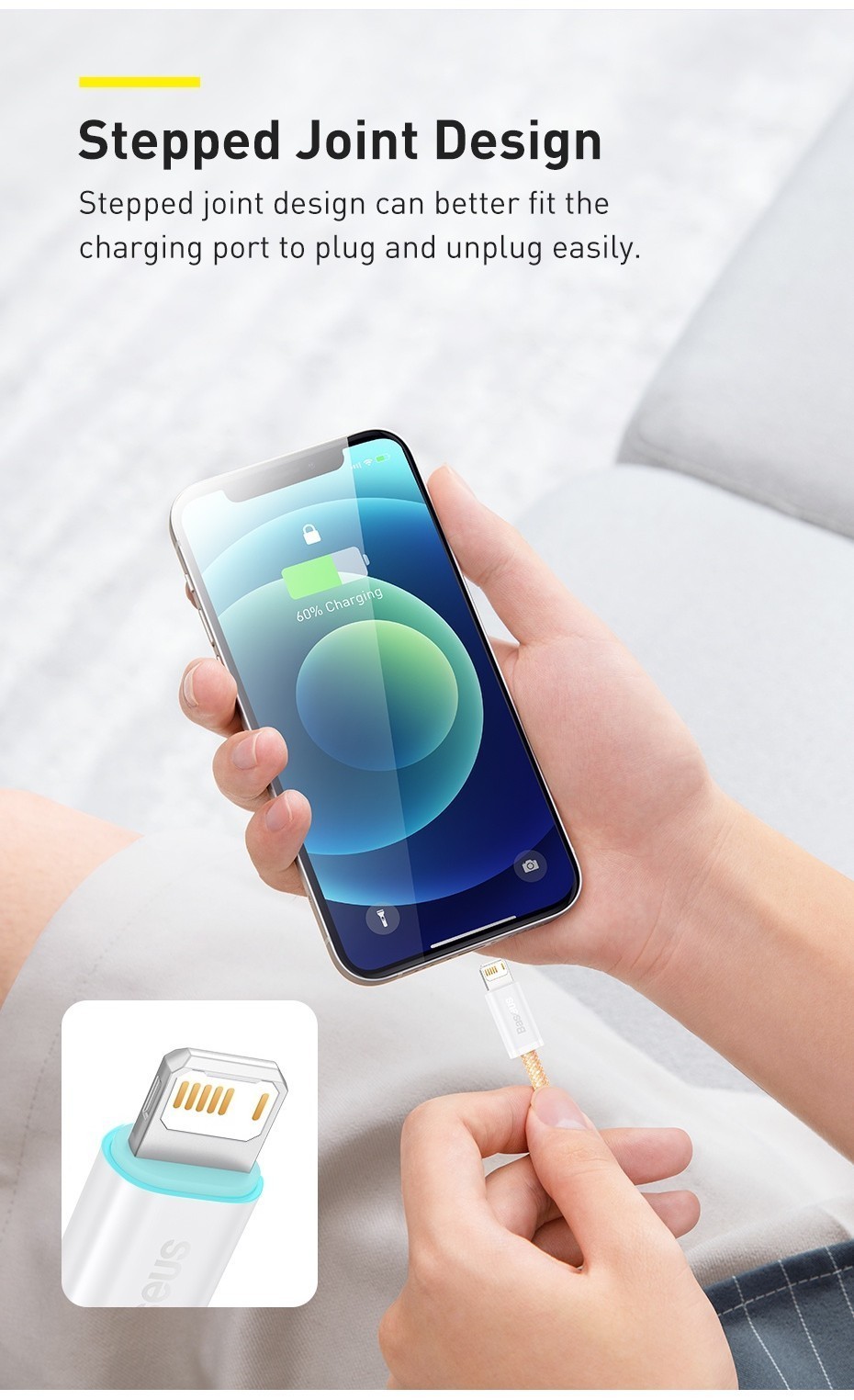 Baseus สายชาร์จเร็ว รุ่น Dynamic Series Fast Charging Data Cable แบบ
