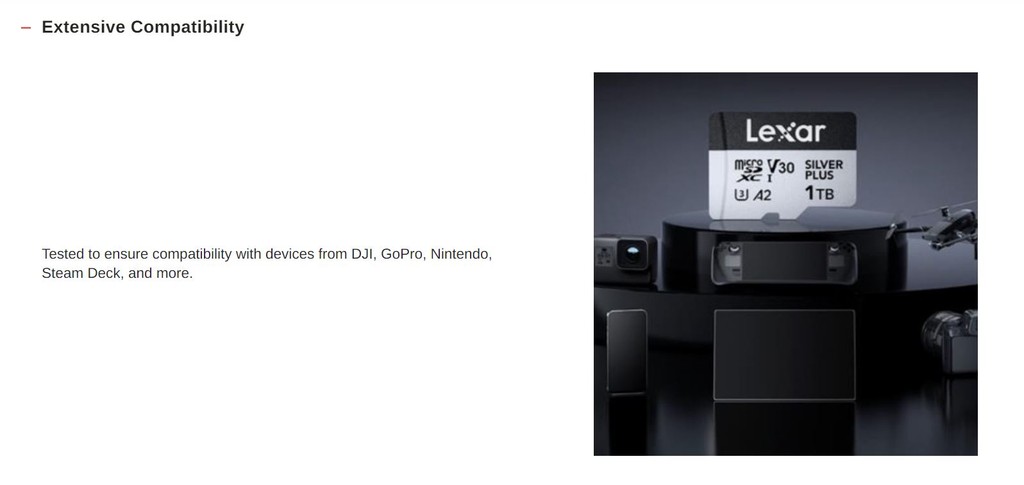 Lexar Silver Plus 64GB UHS-I U3 V30 SDXC (เอสดีการ์ด) Full-HD 3D 4K ...