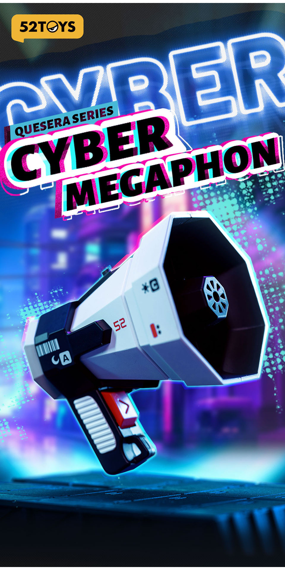 52TOYS QueSera Series - Cyber Megaphone Series Blind Box Figure Toy ...