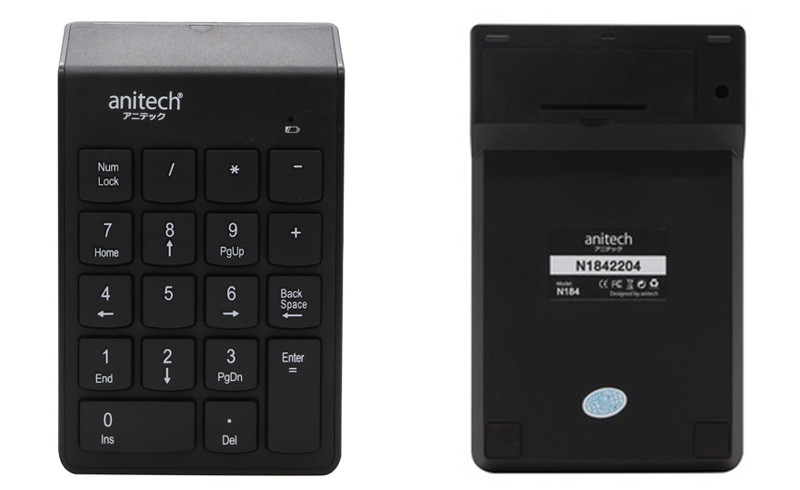 แป้นตัวเลข Anitech Wireless Numeric N184 Black by Banana IT | Shopee ...