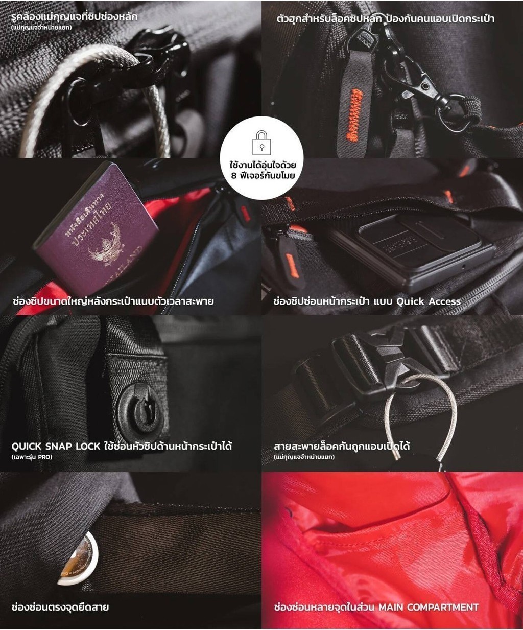 Gravity Move กระเป๋ากล้อง Reform X Pro Camera Bag ILTG-ME3004PRO-BLK ...