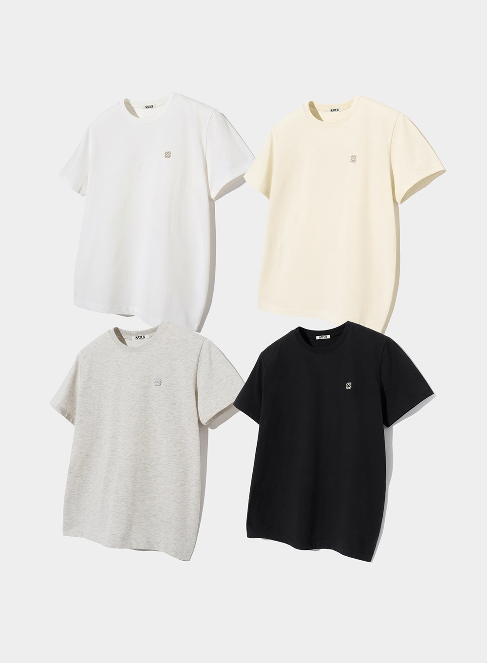 SATUR เสื้อยืด รุ่น All Day Supima Comfort Black (60011OSCSSU_U5BKXX ...