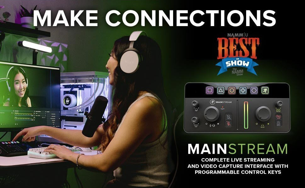 Mackie Mainstream มิกเซอร์แบบ all in one รองรับการเชื่อมต่อทั้งภาพเเละเสียง (ProPlugin) | Shopee ...