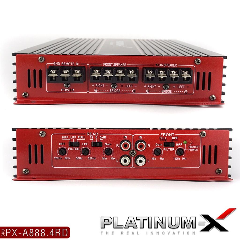 PLATINUM-X เพาเวอร์แอมป์ CLASS AB 4CH พาวเวอร์แอมป์ แอมป์ขยายเสียง PX ...