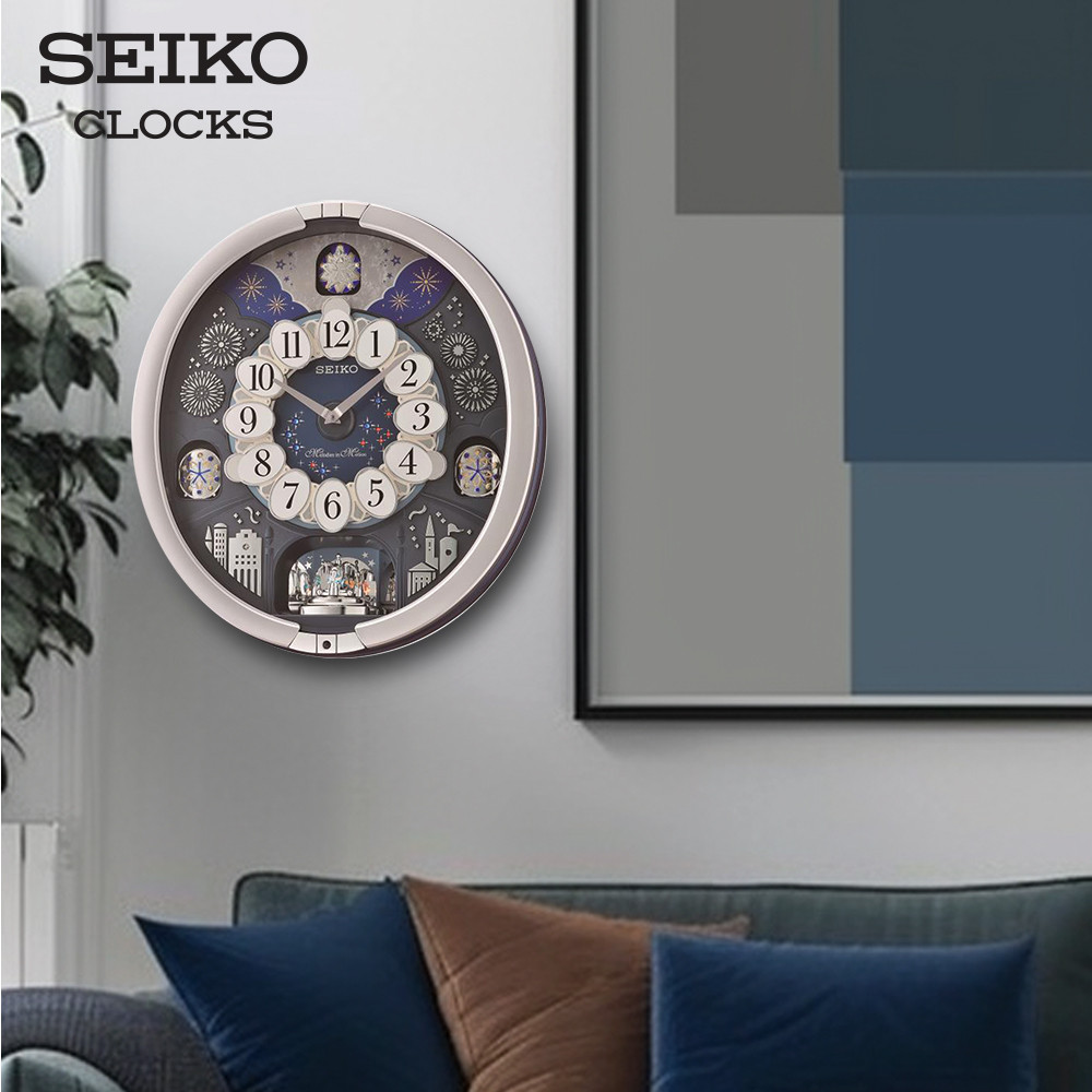SEIKO CLOCKS นาฬิกาเมโลดี้ รุ่น QXM379S ขนาด 17x15 นิ้ว | Shopee Thailand