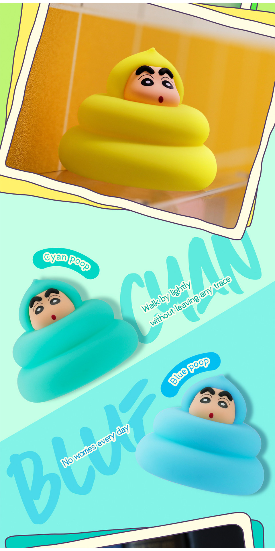 52TOYS Crayon Shinchan Poop Light Merch | Shopee Thailand