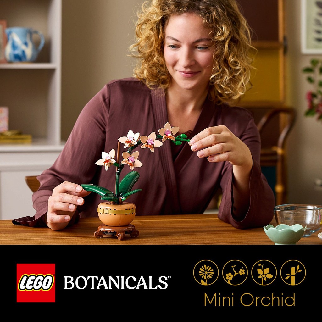 LEGO Botanicals 10343 Mini Orchid (274 Pieces) | Shopee Thailand