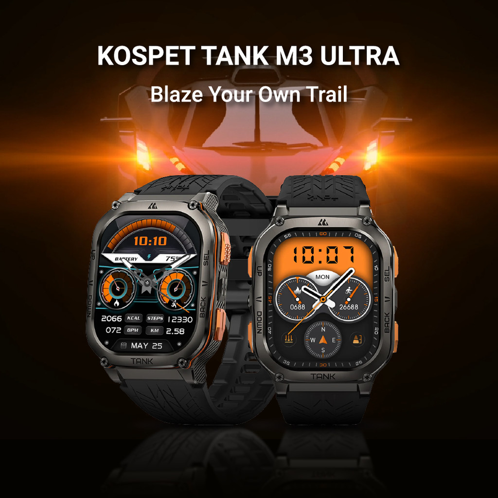 [ลดเหลือ 3352] KOSPET TANK M3 ULTRA Special Edition สมาร์ทวอทช์ GPS ...