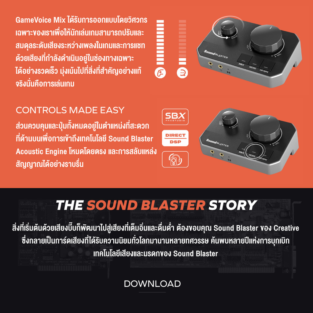 CREATIVE SOUND CARD Sound Blaster G8 ซาวด์การ์ดในแบบ Hi-Res ในแบบ DUAL ...