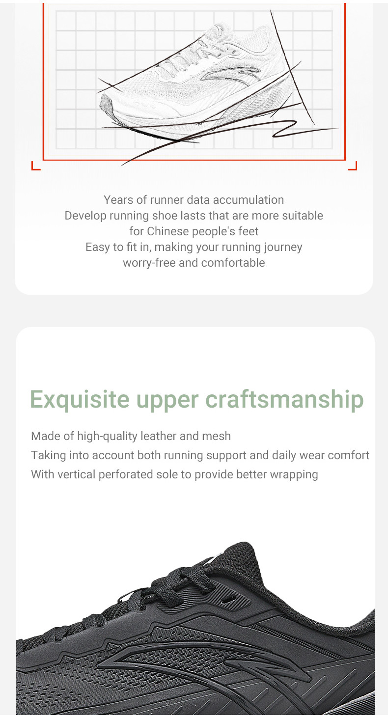 ANTA PG 7 Float 2E Widefoot รองเท้ากีฬาวิ่งและเดินสำหรับเท้ากว้าง นุ่ม ...