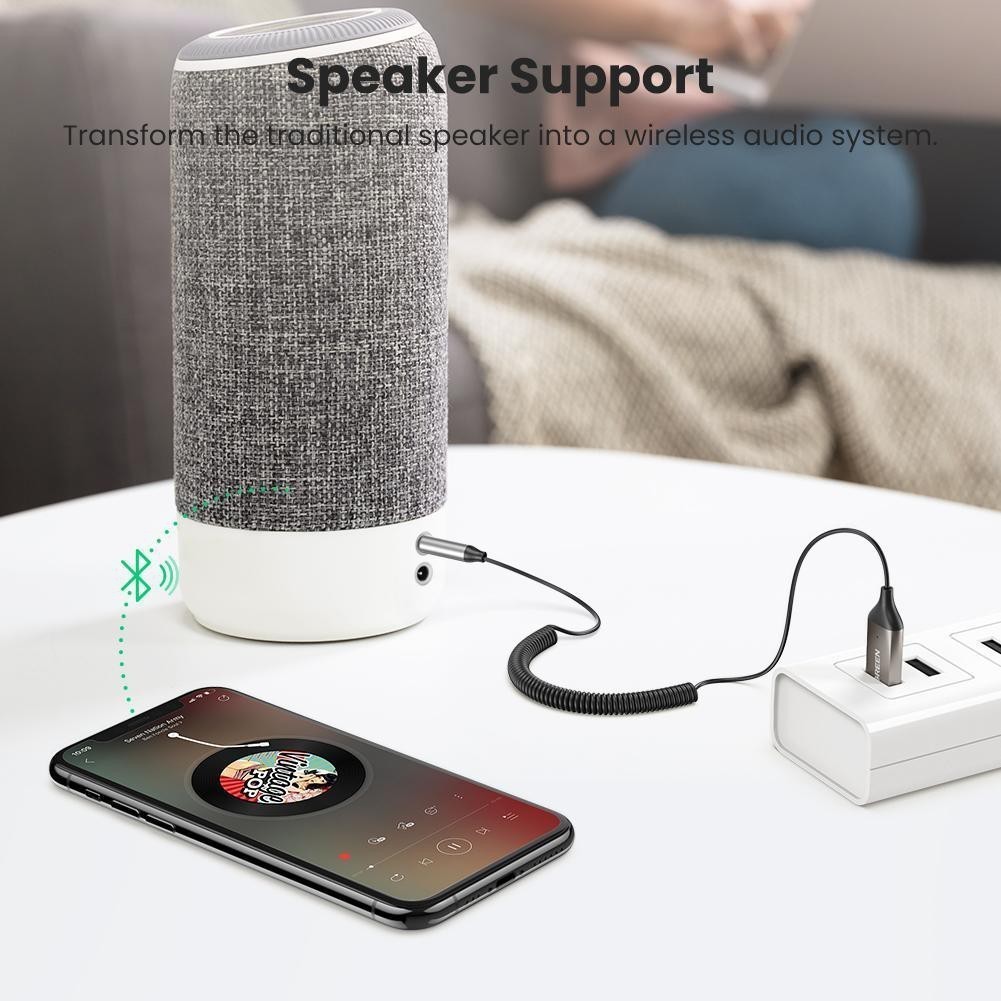 UGREEN รุ่น CM309 Wireless Bluetooth Receiver 5.3 Adapter Hands-Free ...