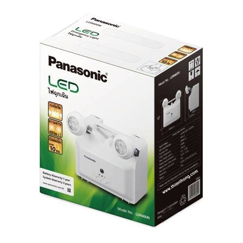 Panasonic Emergency Daylight ไฟฉุกเฉินพานาโซนิค สำรองไฟ 3,10 ชั่วโมง ...