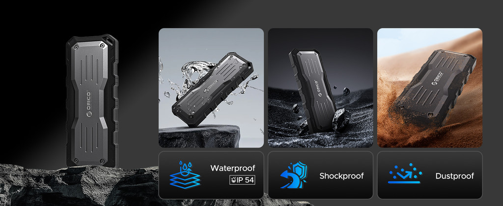 ORICO 512GB 1TB External SSD Waterproof Shockproof USB 3.2 For Phone PC ...