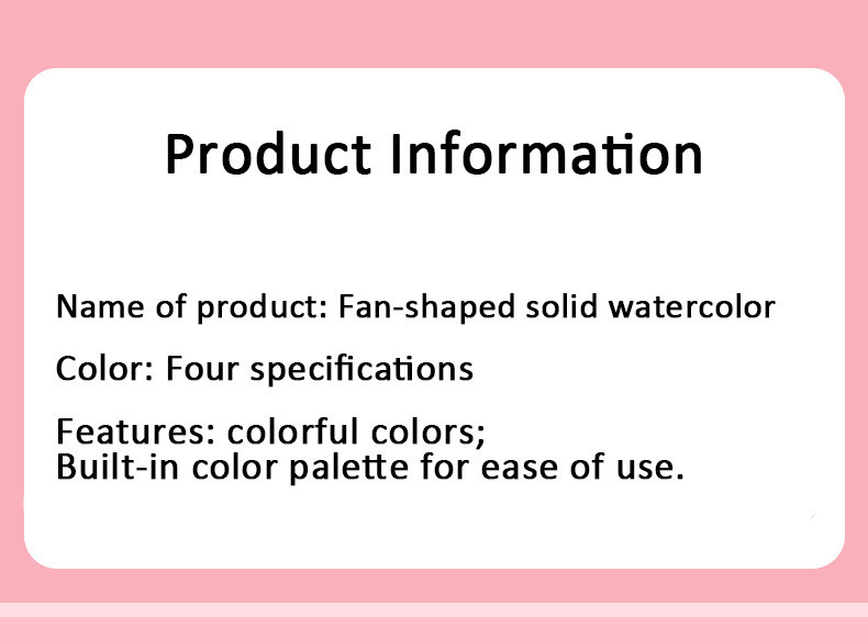 Rex TT Superior พาเลตต์สีน้ำ แบบพัด ชนิด 18 25 33 42 สี พร้อมพู่กัน 1 ...
