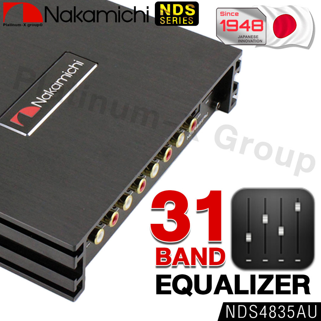 NAKAMICHI NDS4835AU + ชุดสายไฟ เครื่องเสียงรถยนต์ DSP แอมป์ขยายเสียง Digital Signal Processo ...