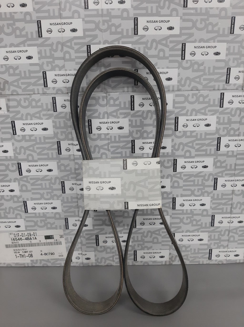 สายพานหน้าเครื่อง NISSAN NAVARA D40 7PK1272 11720-EB70C (อะไหล่แท้ ...