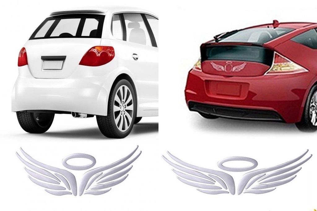 Lua- สติ๊กเกอร์จัดแต่งทรงผมรถยนต์ 3D แบบพกพา 3D Angel Fairy Wing สติกเก ...