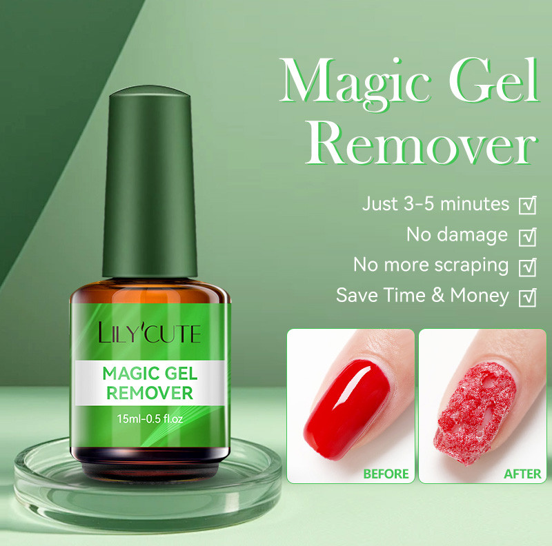 Lilycute 15ml Burst Magic Gel polish Remover Gel Burst Gel Soak off ...