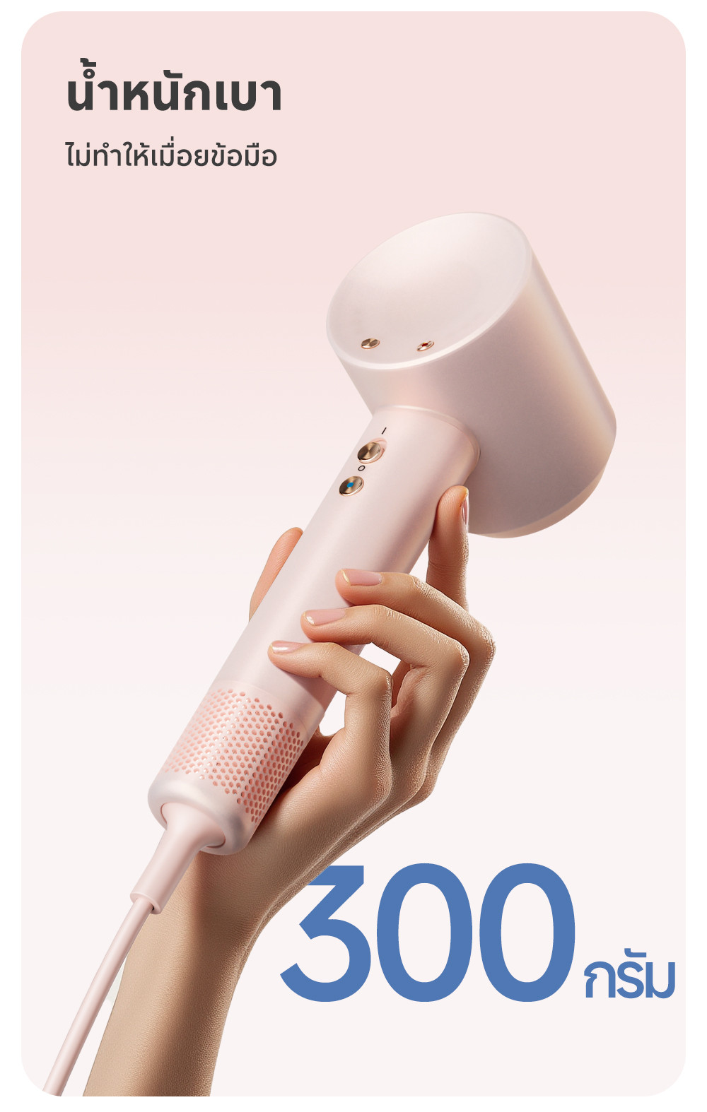 Simplus Hyper-SIM LE Dryer เครื่องเป่าผม อุณหภูมิคงที่ใช้ในบ้าน ไอออนลบ 200 ล้านดูแลเส้นผม มี ...