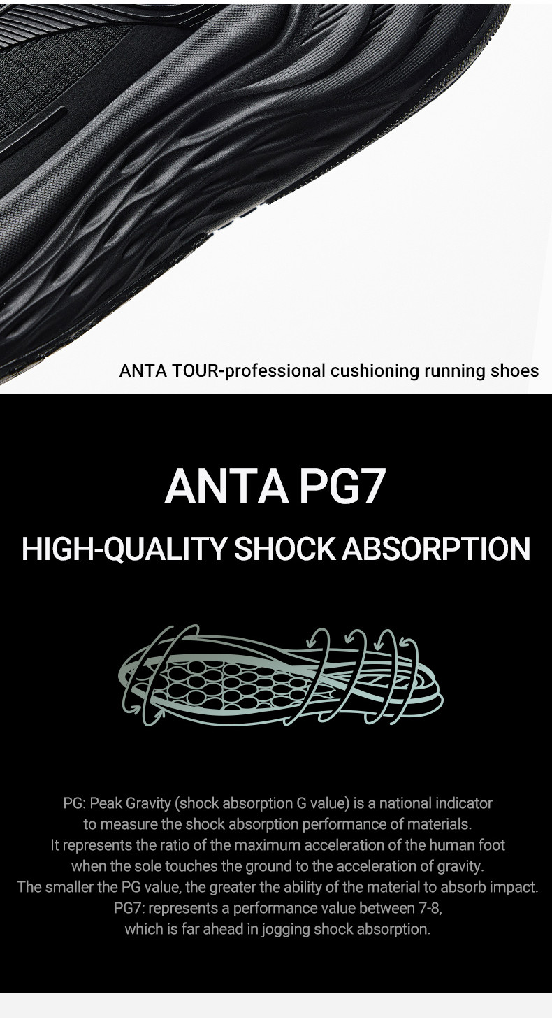 ANTA PG 7 Float 2E Widefoot รองเท้ากีฬาวิ่งและเดินสำหรับเท้ากว้าง นุ่ม ...