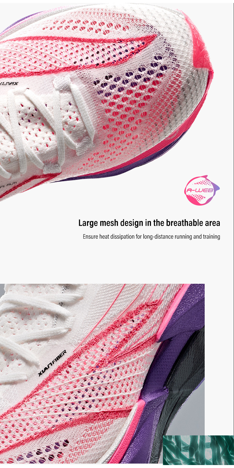 ANTA C202 6PRO ผู้ชายมาราธอนแผ่นคาร์บอนป้องกันการดูดซับแรงกระแทกรองเท้า ...