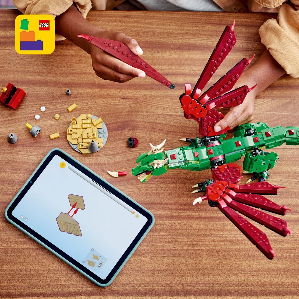 LEGO Creator 3in1 31161 Medieval Dragon (715 Pieces) | Shopee Thailand
