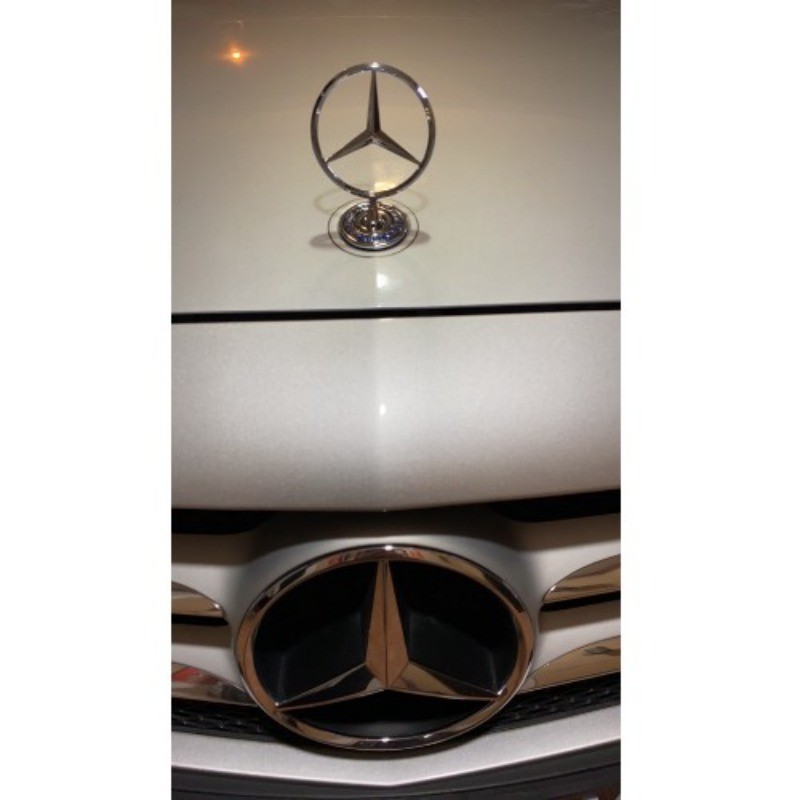 Xm-ด้านหน้า Bonnet โลโก้สัญลักษณ์ Mercedes Benz W124 W202 W203 W204 ...