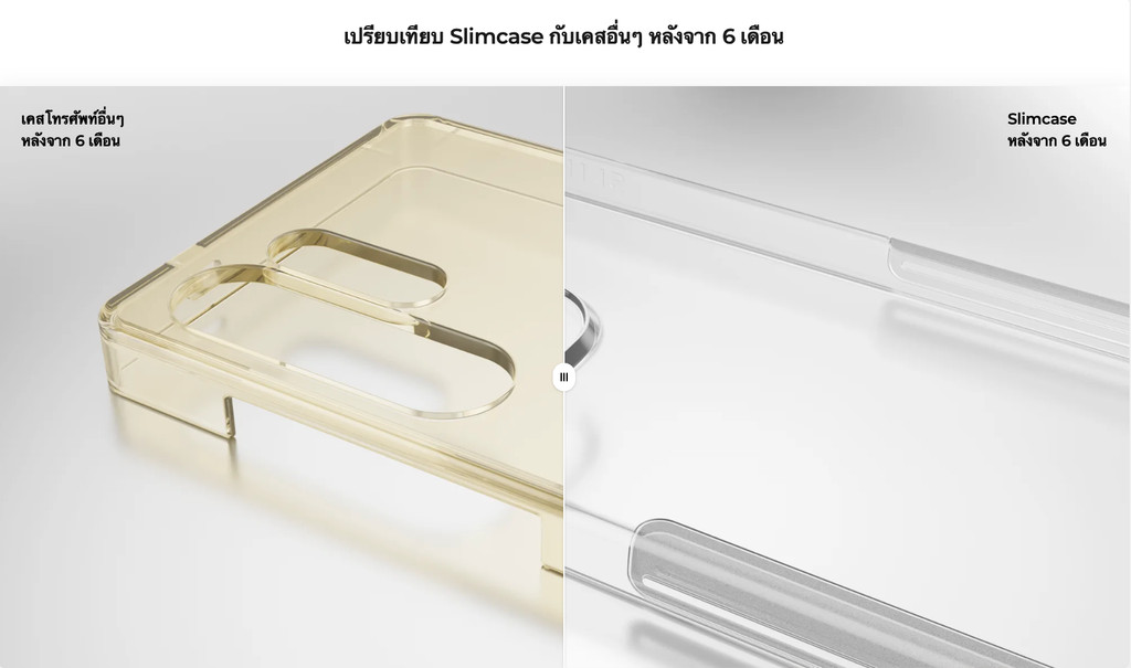 เคส Samsung Galaxy S25 Ultra Slimcase Unique 3 บางเฉียบ 0.5 มม. ไม่เหลือง | Shopee Thailand