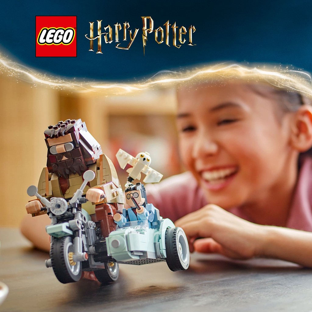 LEGO Harry Potter 76443 Hagrid & Harry's Motorcycle Ride (617 Pieces ...