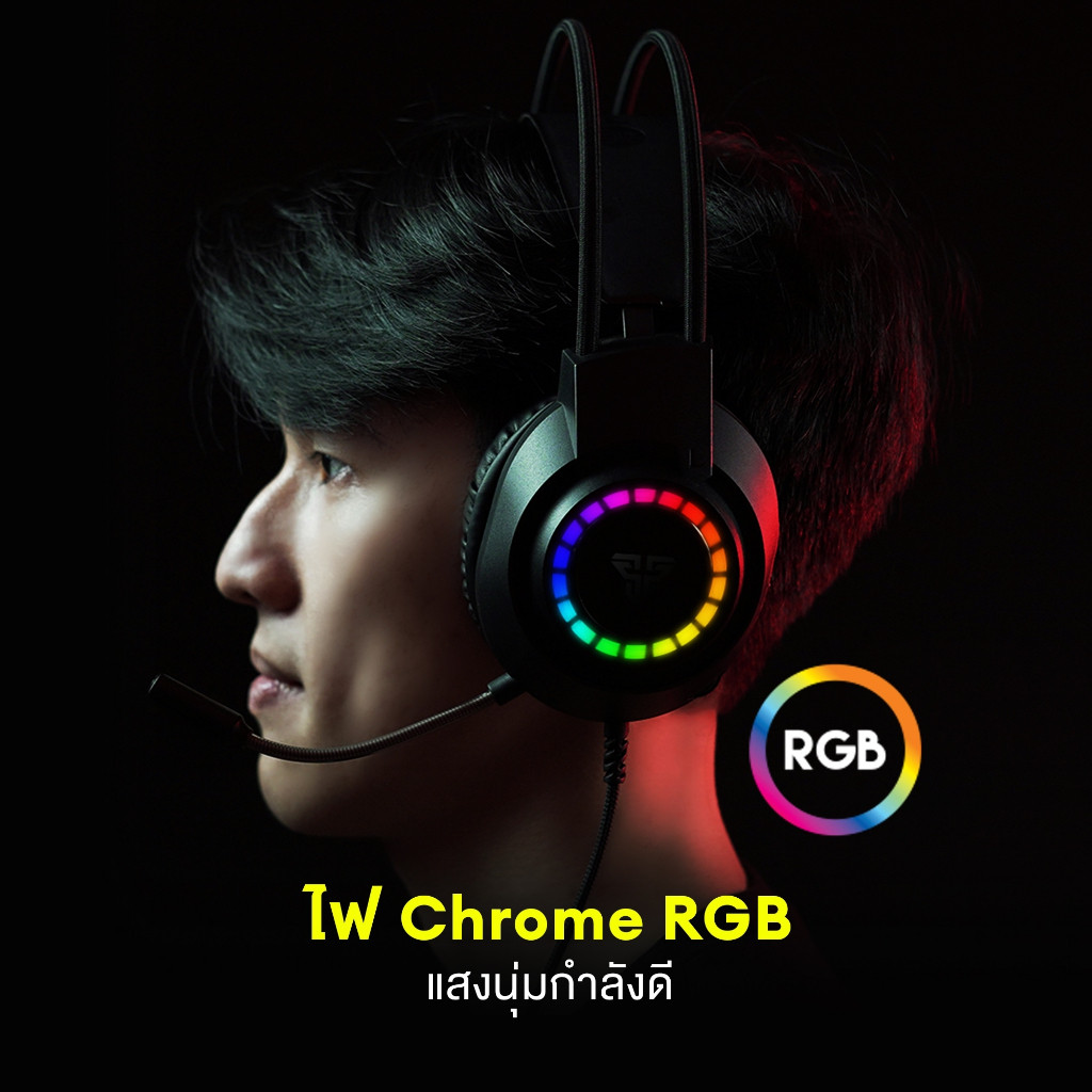 FANTECH รุ่น HG28 หูฟังเกมมิ่ง ระบบ Surround 7.1 หูฟัง Headset Gaming ...