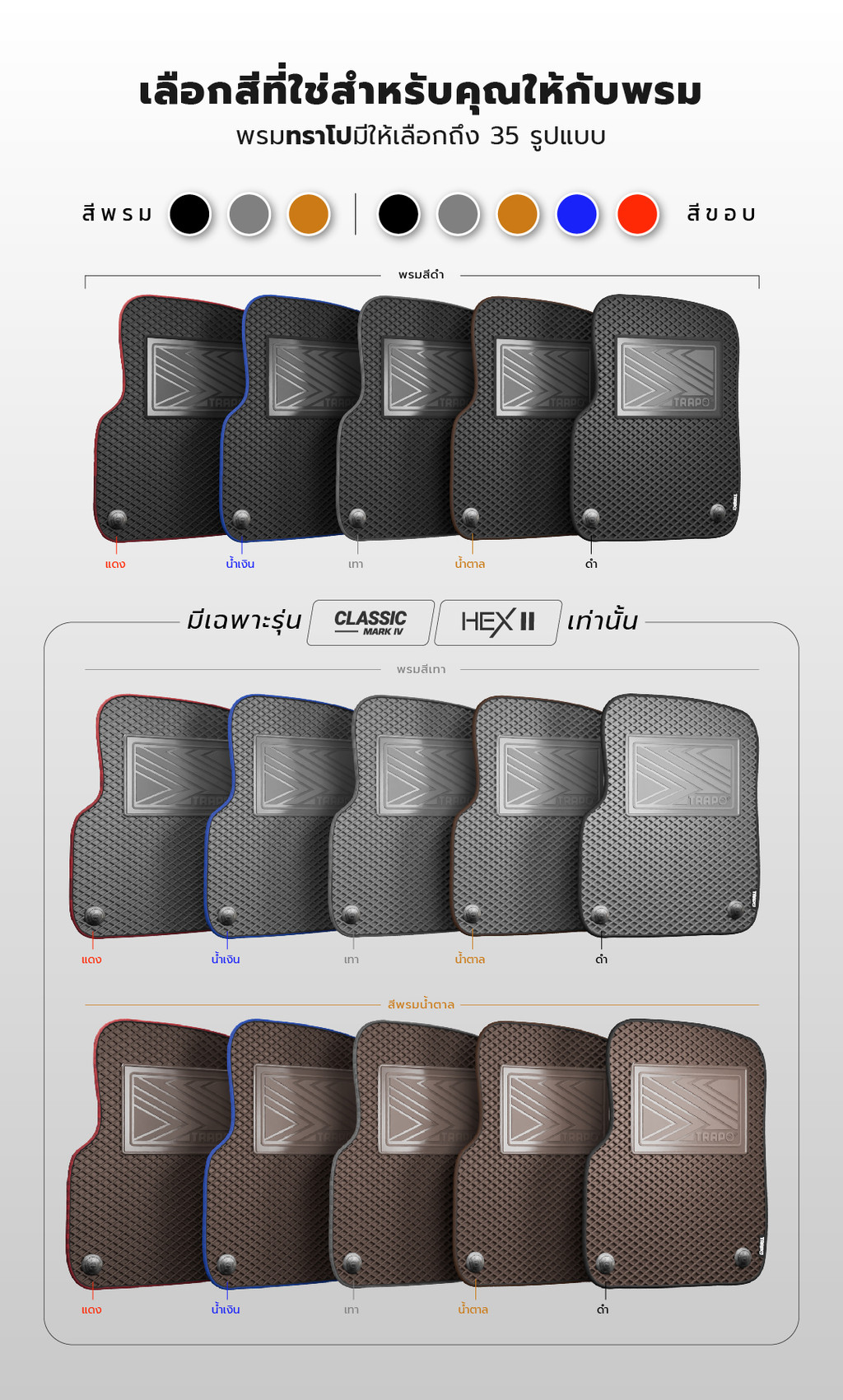 พรมปูพื้นรถยนต์ Trapo Nissan Serena C28 (2024-ปัจจุบัน) | Shopee Thailand