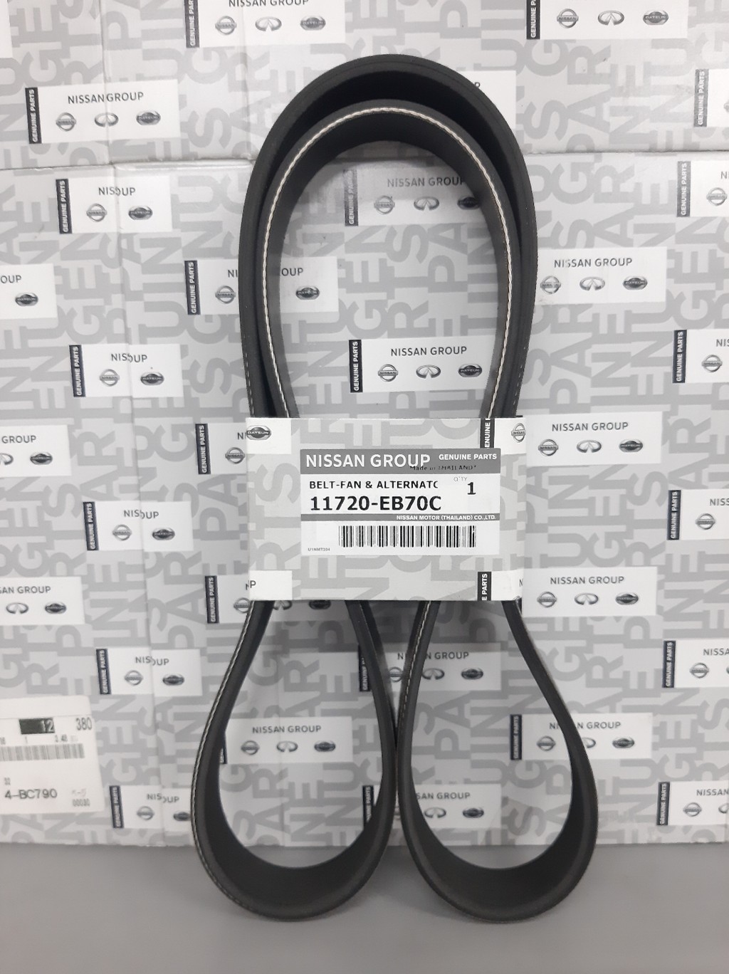 สายพานหน้าเครื่อง NISSAN NAVARA D40 7PK1272 11720-EB70C (อะไหล่แท้ ...