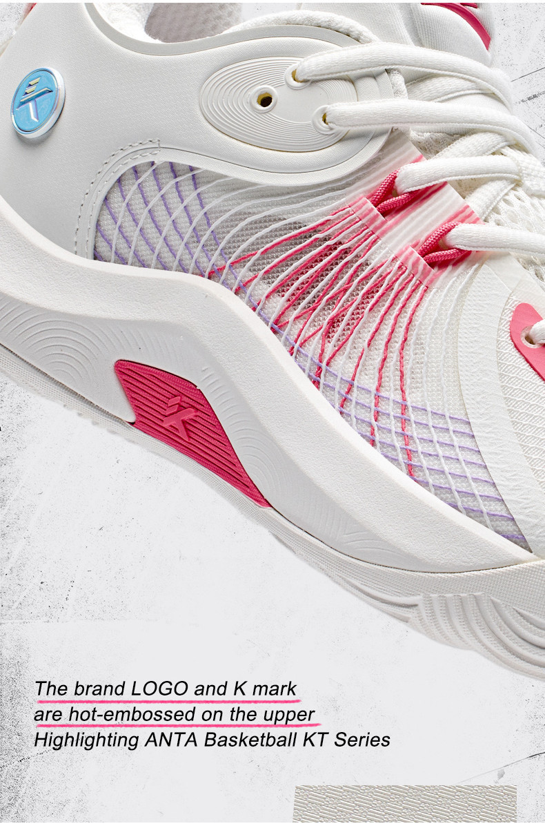 ANTA KT FLY 2.0 รองเท้าบาสเกตบอลสำหรับผู้ชาย มีเบาะรอง ระบายอากาศ ทนทาน ...