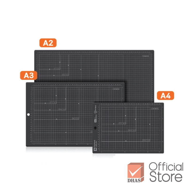 Elephant แผ่นรองตัด แอนติแบค สีดำ ขนาด A2 / A3 / A4 จำนวน 1 แผ่น | Shopee Thailand