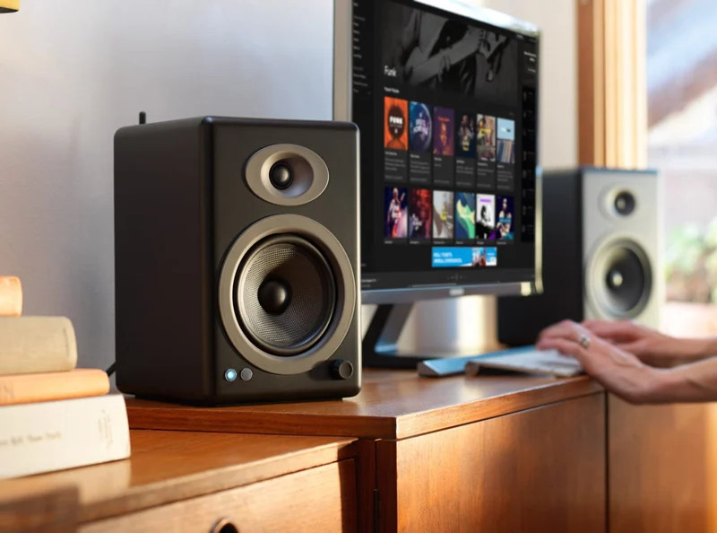 Audioengine A5+ Wireless ลำโพงขนาดบุ๊คเชลฟ์ คุณภาพเสียงระดับ Hi-End (ProPlugin) | Shopee Thailand