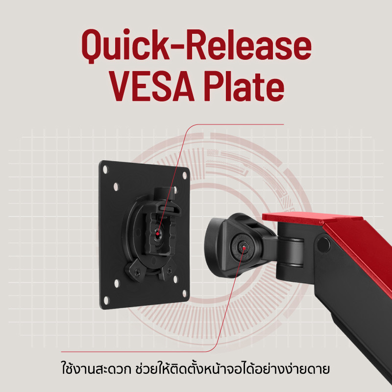 Fennix Monitor Arm แขนจับจอเหมาะสำหรับจอ 17-35 นิ้ว รุ่น FN-ARMOR รับ ...