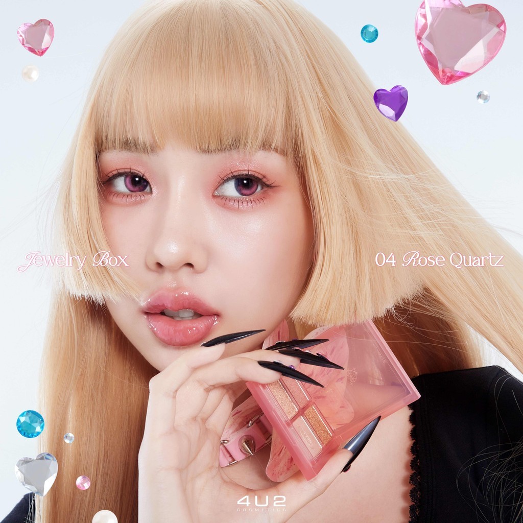 พาเลทตา 4U2 JEWELRY BOX - 4u2 eye shadow พาเลทอายแชโดว์ 4 สี ...